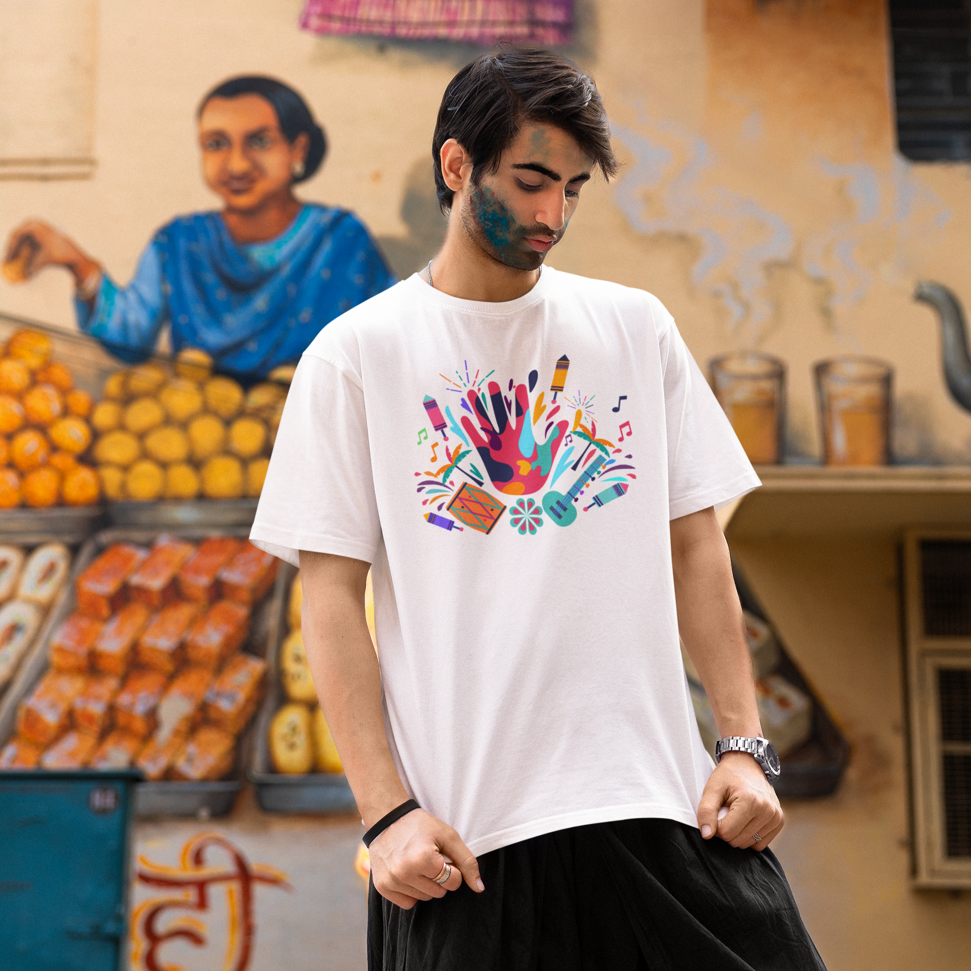 Colors Oversized t-shirt – Snapper Choice